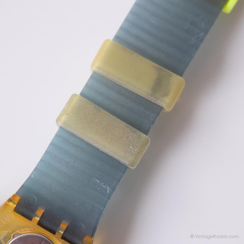 1993 Swatch SCK101 BLUE CHIP Watch | Box and Papers Swatch Chrono ...