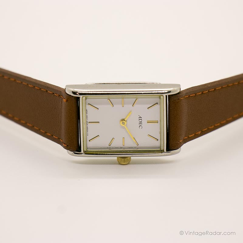 Vintage Rectangular Adec Watch | Office Watch for Ladies – Vintage Radar