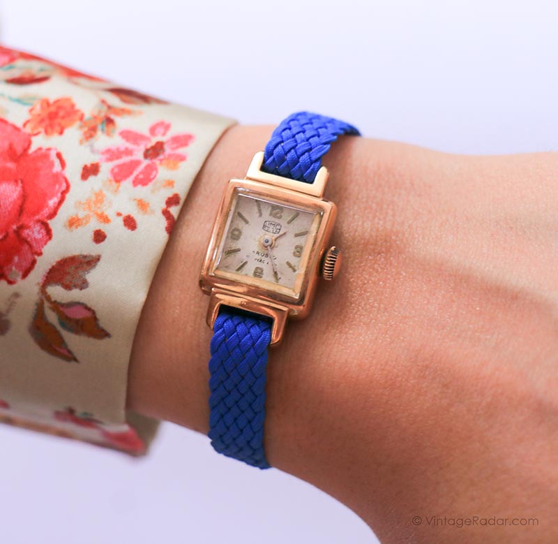 UMF Ruhla German Mechanical Watch for Women Gold Plated Case – Vintage ...