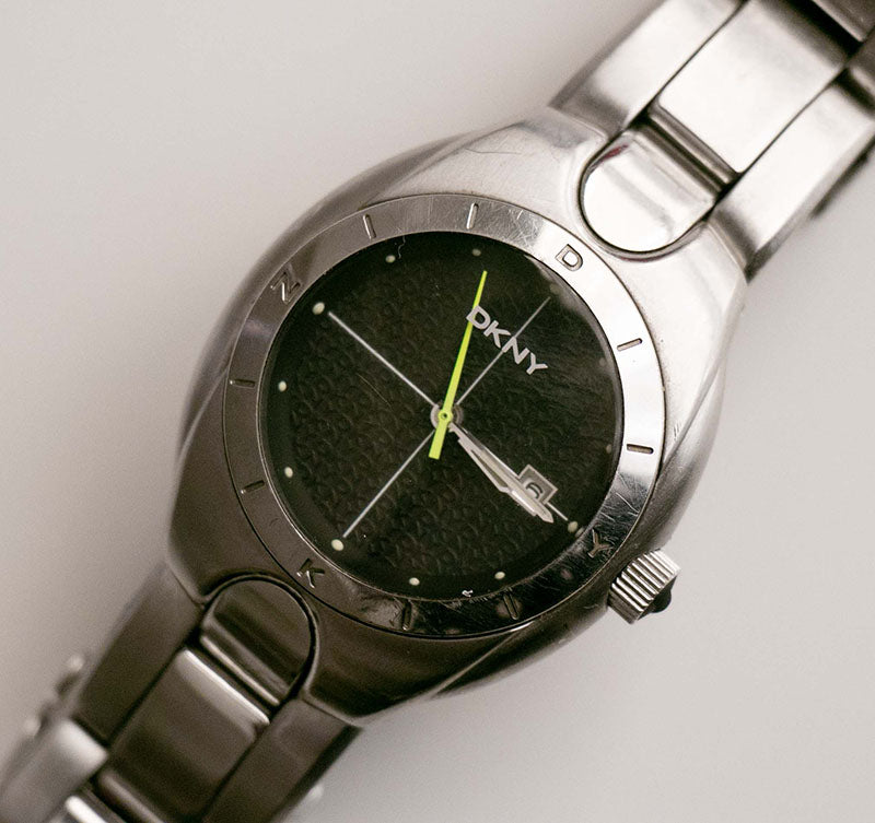 Solid Stainless Steel DKNY Watch For Men | DKNY Mens Watch Vintage ...