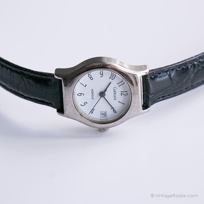 Vintage Elegant Carriage by Timex Watch | Silver-tone Wristwatch ...