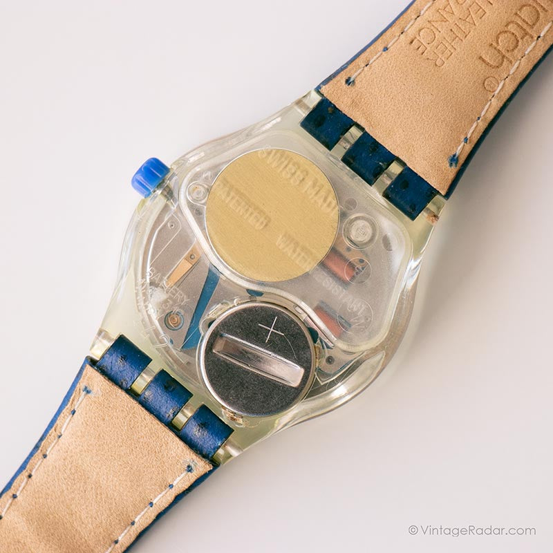 1993 Swatch SLK100 TONE IN BLUE Watch | Vintage Blue Swatch Musicall ...