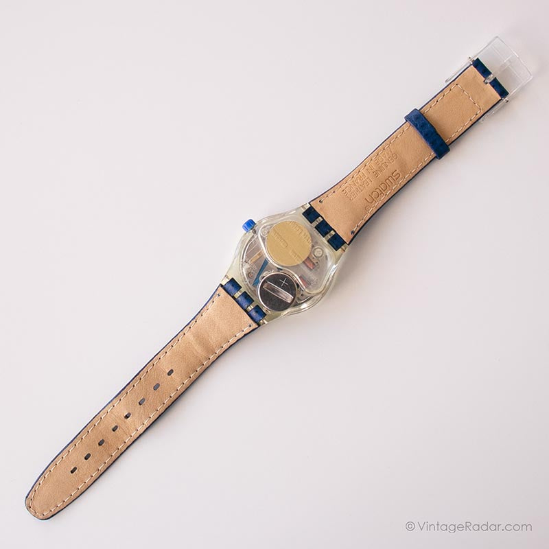 1993 Swatch SLK100 TONE IN BLUE Watch | Vintage Blue Swatch Musicall ...