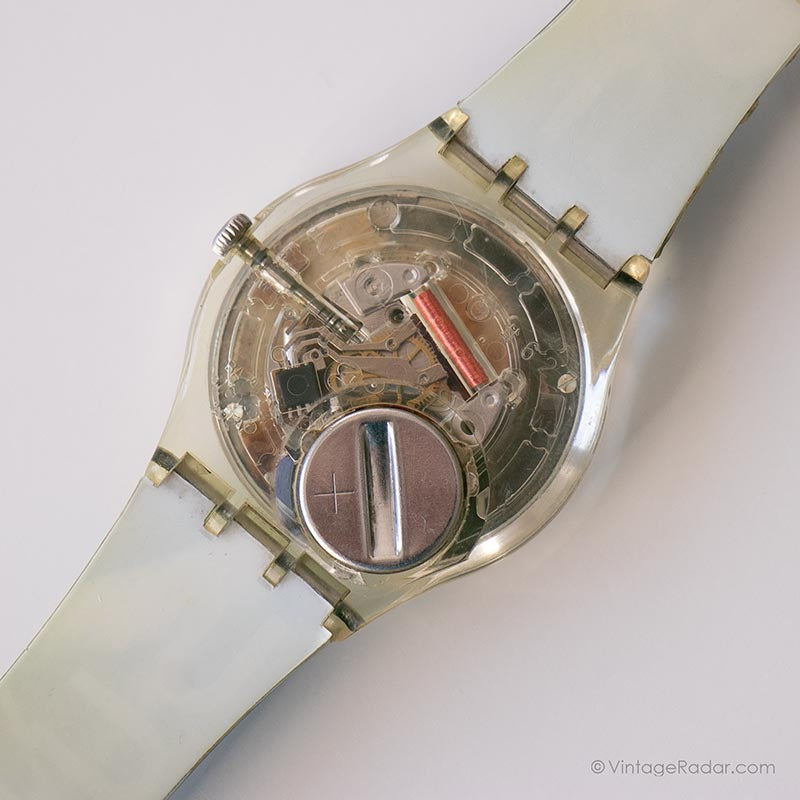 2005 Swatch GE162 BRANDNAME Watch | Vintage Blue Swatch Gent – Vintage ...