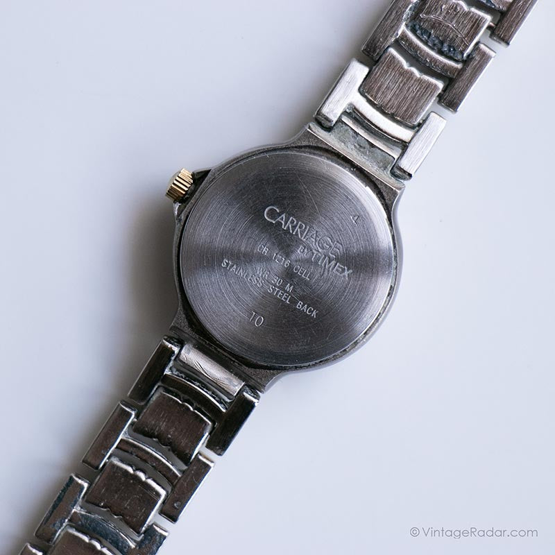 Vintage Ladies Stainless Steel Watch | Carriage by Timex Quartz Watch ...