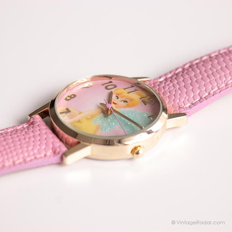 Vintage Pink Tinker Bell Watch | Japan Quartz Disney Watch – Vintage Radar