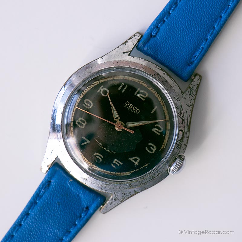 Vintage Osco Mechanical Watch | Retro Silver-tone Ladies Watch ...