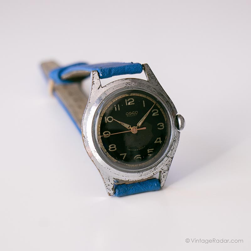 Vintage Osco Mechanical Watch | Retro Silver-tone Ladies Watch ...