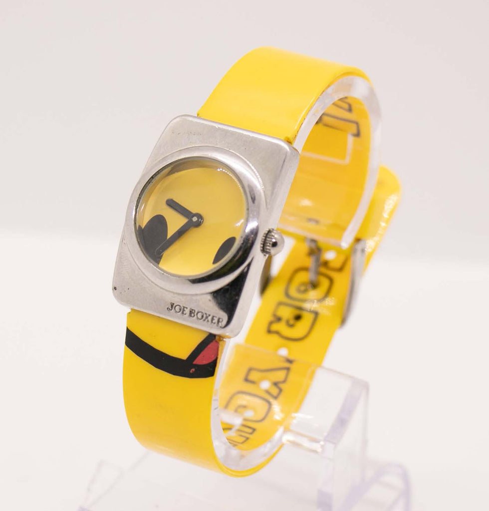 Vintage Joe Boxer Yellow Watch | For Your Eyes Only Hipster Watch ...