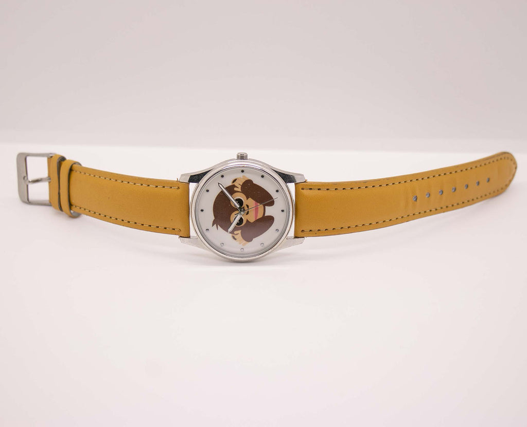 Cartoon Hipster Monkey Watch Vintage | Silver-tone Fun Animated Watch ...