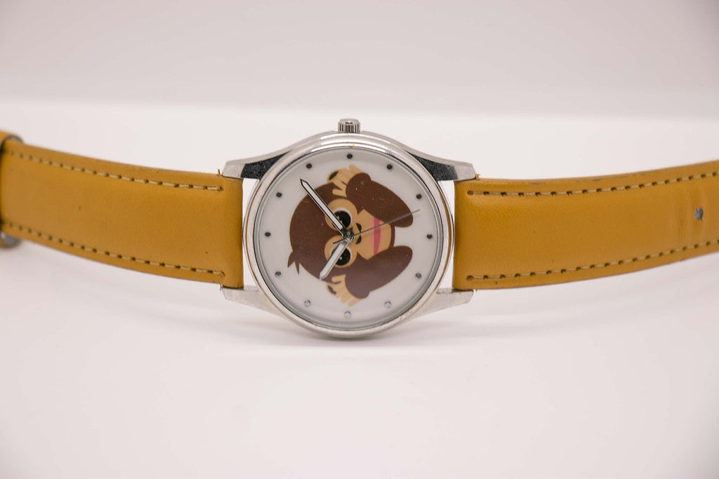 Cartoon Hipster Monkey Watch Vintage | Silver-tone Fun Animated Watch ...