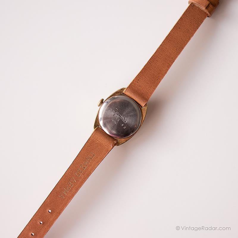 Vintage Zentra Mechanical Watch | Gold-tone Dress Watch for Her ...