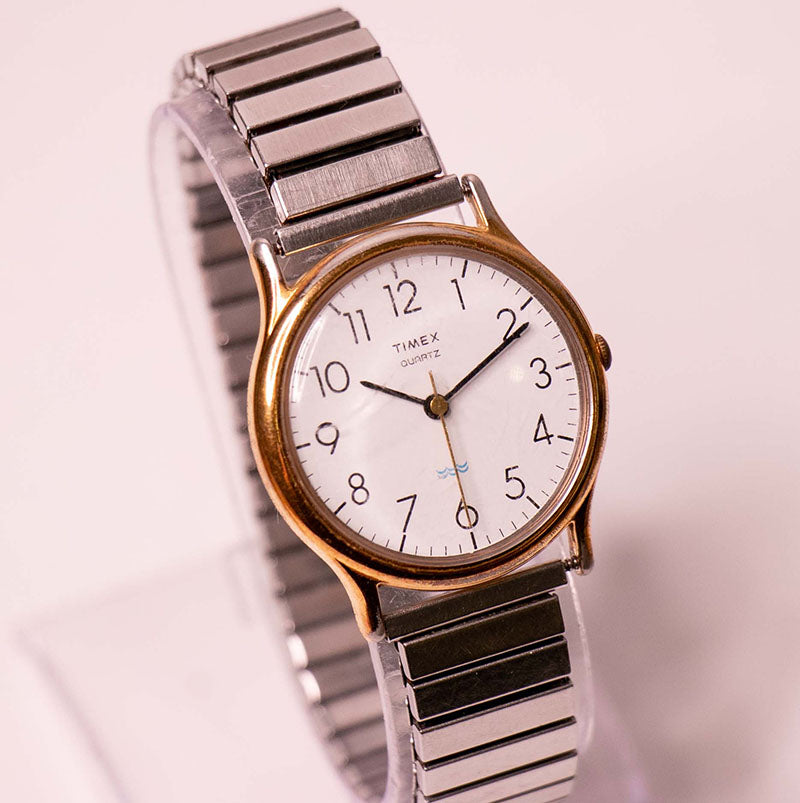 Gold-tone Timex Quartz Watch | Vintage 90s Timex Quartz WristWatch ...