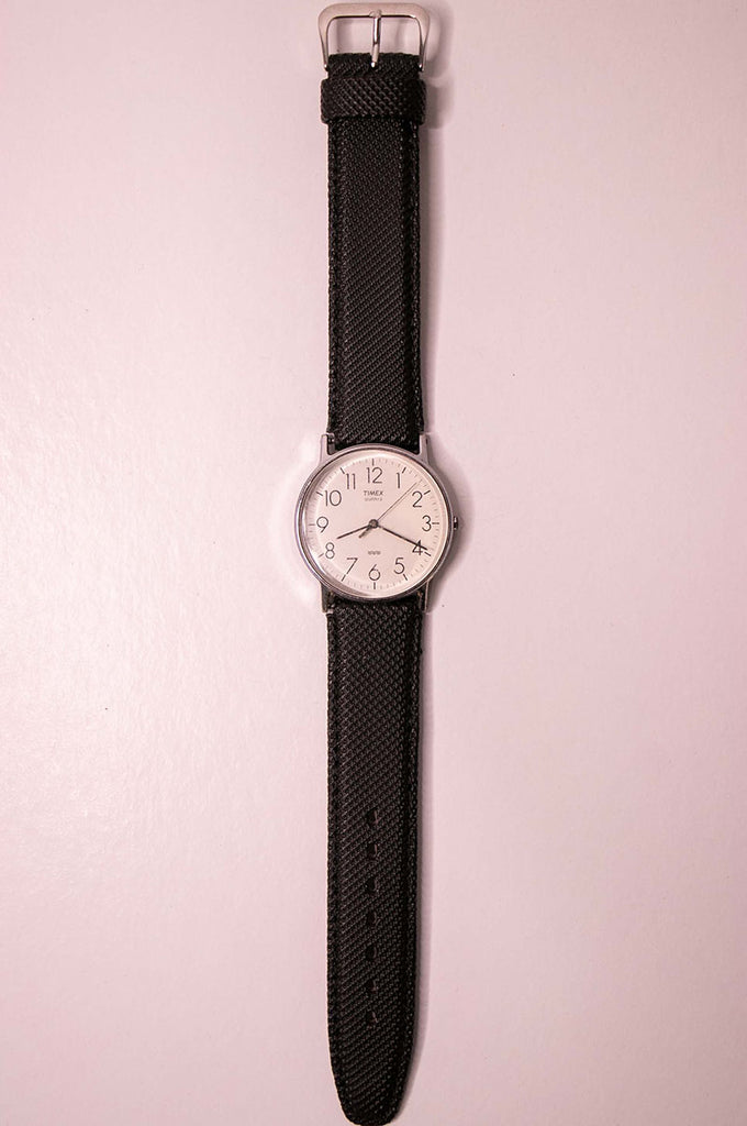 Silver-tone Timex Quartz Watch for Men and Women | Medium Wrist Size ...