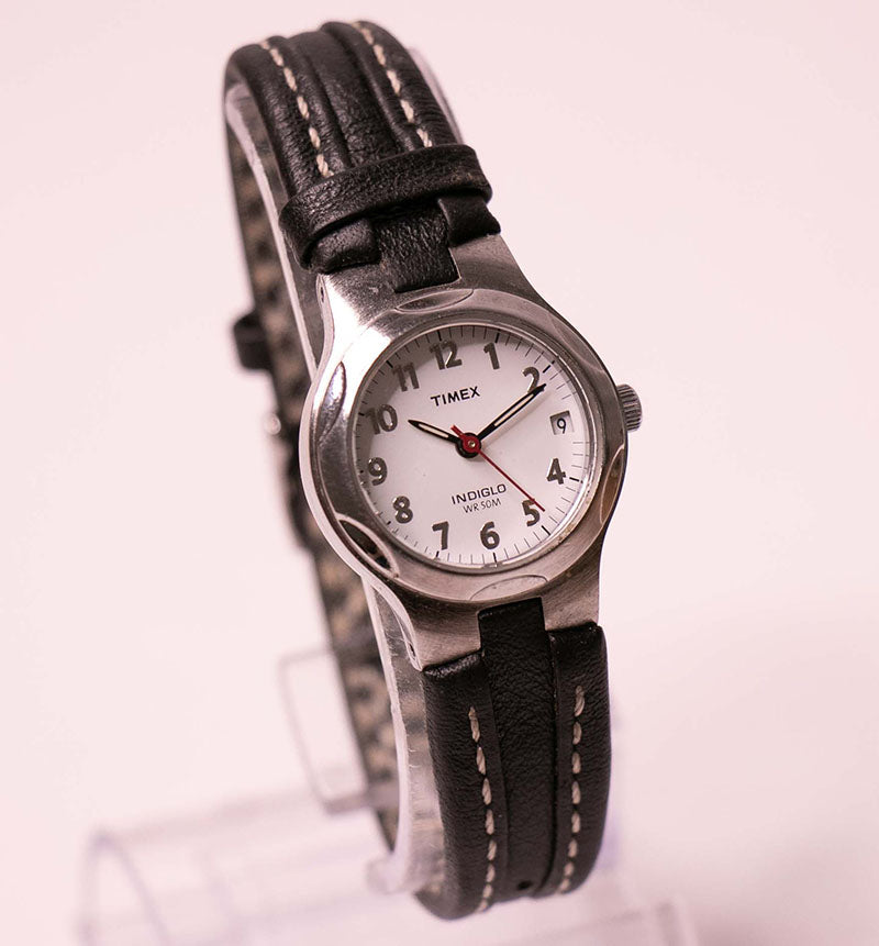 Small Timex Indiglo Date Watch for Women | Ladies Timex 50 Meters WR ...