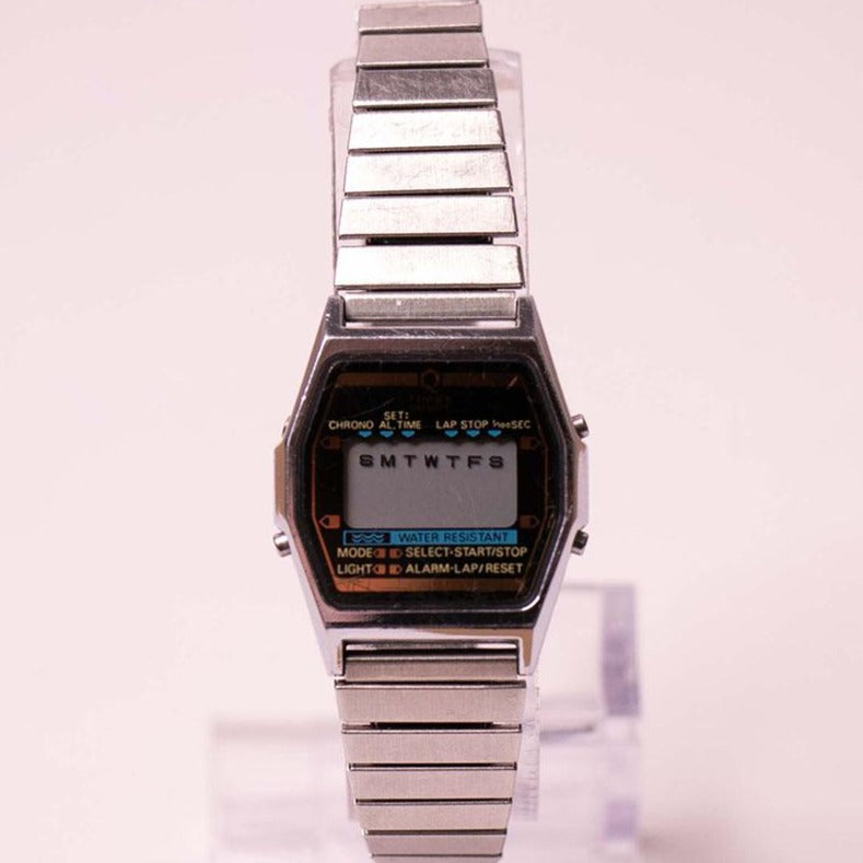 90s Digital Timex Chronograph Watch for Women | LCD Timex Chrono Watch ...