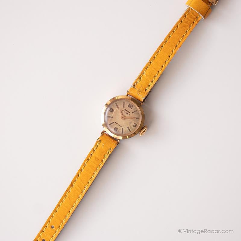 Vintage Corona Mechanical Watch | Tiny Gold-tone Wristwatch for Her ...