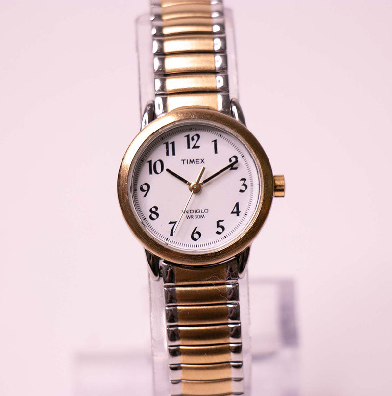 Elegant Timex Watch for Women | Ladies Two Tone Timex Watches CR 1216 ...