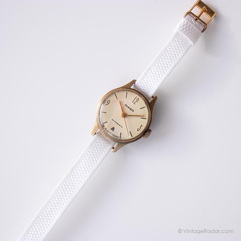 Vintage Anker Mechanical Watch for Women | Retro Gold-tone Wristwatch ...