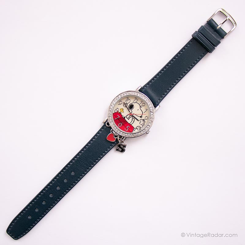 Peanuts Snoopy Character Watch | Vintage Cartoon Lucky Charm Watch ...