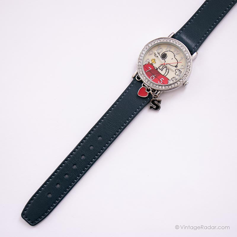 Peanuts Snoopy Character Watch | Vintage Cartoon Lucky Charm Watch ...