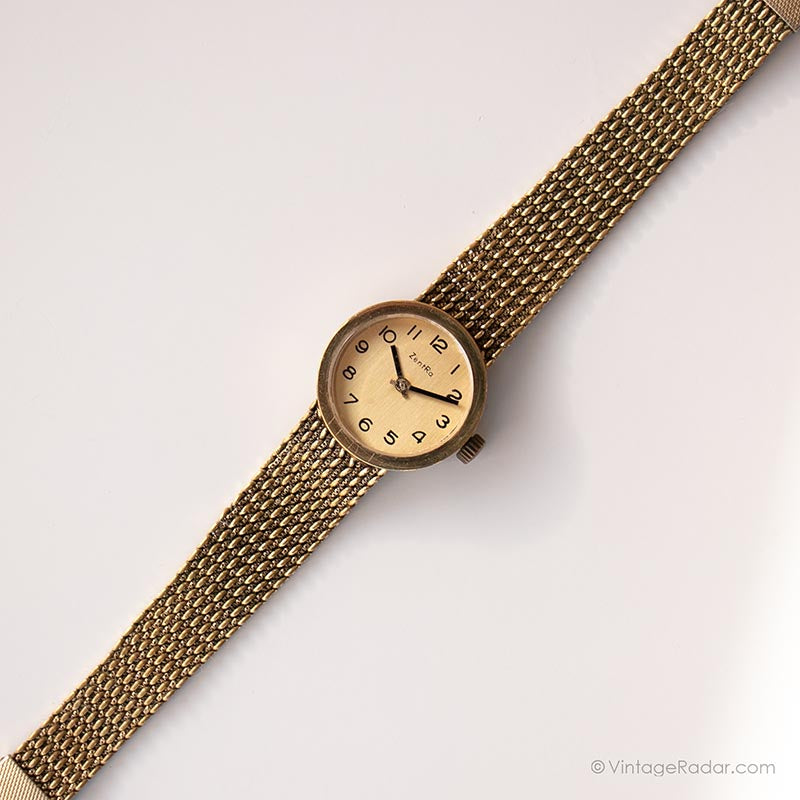 Vintage Gold-tone Zentra Ladies Mechanical Watch | German Watches ...