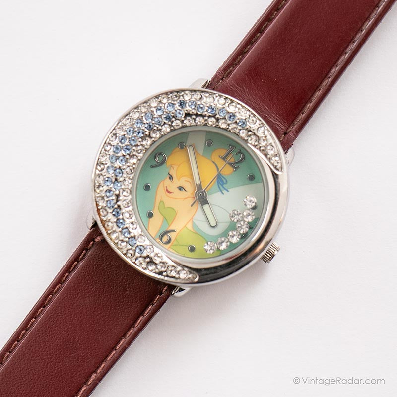 Blue Disney Princes Watch for Women | Tinkerbell Fairy Disney Watch ...