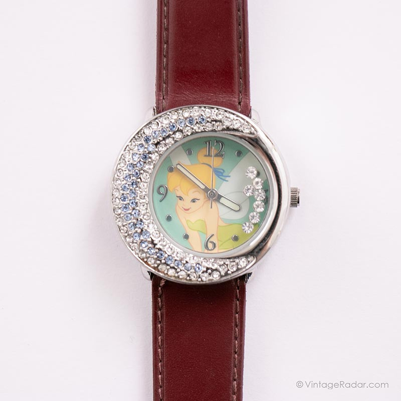 Blue Disney Princes Watch for Women | Tinkerbell Fairy Disney Watch ...