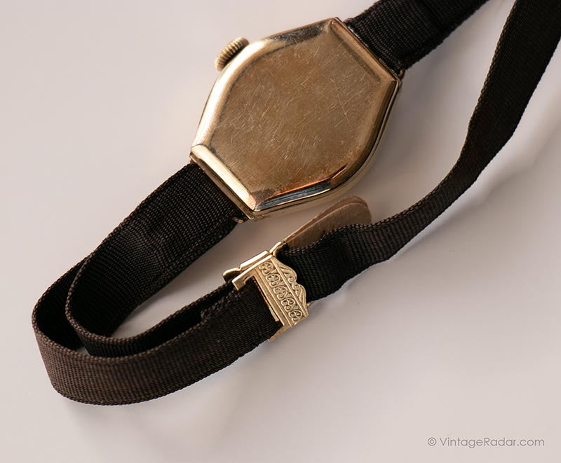 Art Deco 1940s Vintage German Watch - Gold-plated Ladies' Watch ...