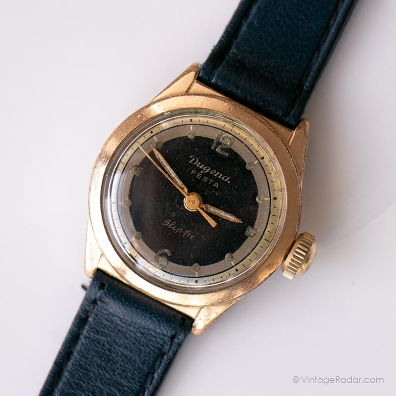 Rolled Gold 20 Microns Dugena Festa Vintage Watch for Women – Vintage Radar