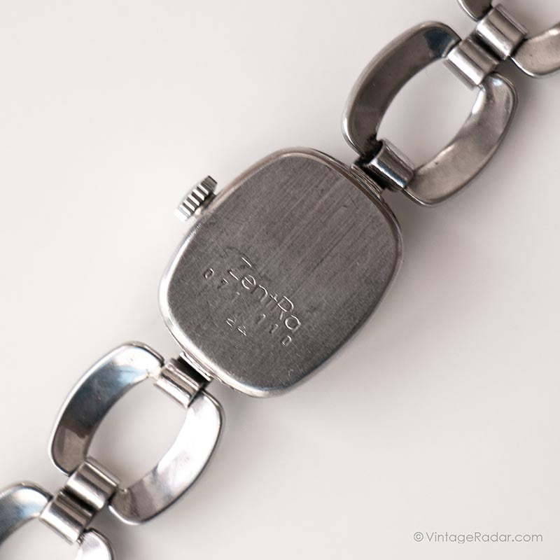 Vintage Silver-tone Zentra Mechanical Watch for Women | German Watches ...