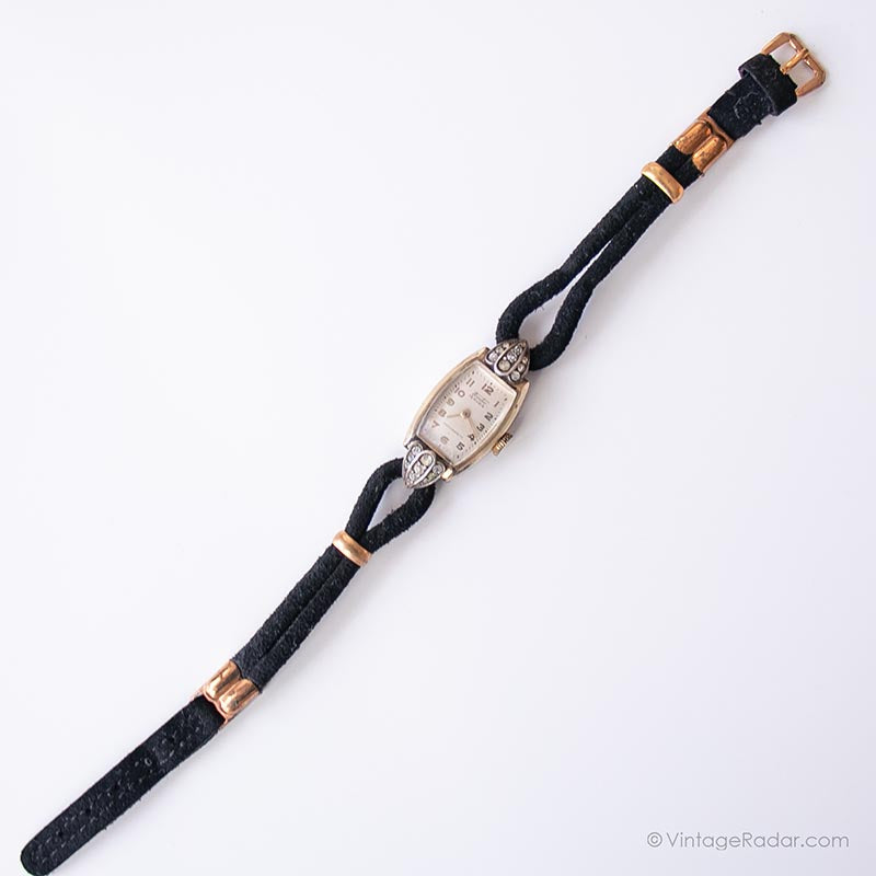 1950s Vintage Gold-Plated BADER Watch | 15 Rubis Mechanical Movement ...