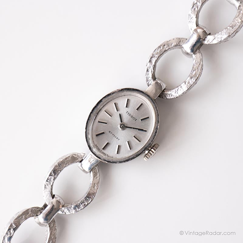 Vintage Tissot Stylist Watch for Women -Swiss-made Mechanical Movement ...