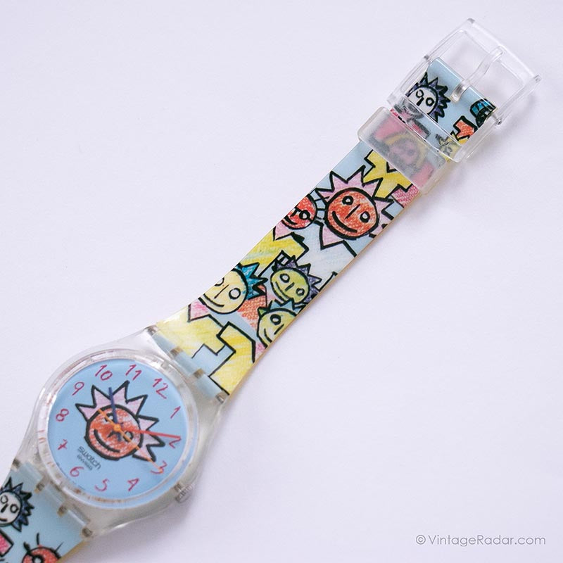 Vintage 2002 Swatch GK386 COOKIE FACE Watch | RARE Swatch Gent Watch ...
