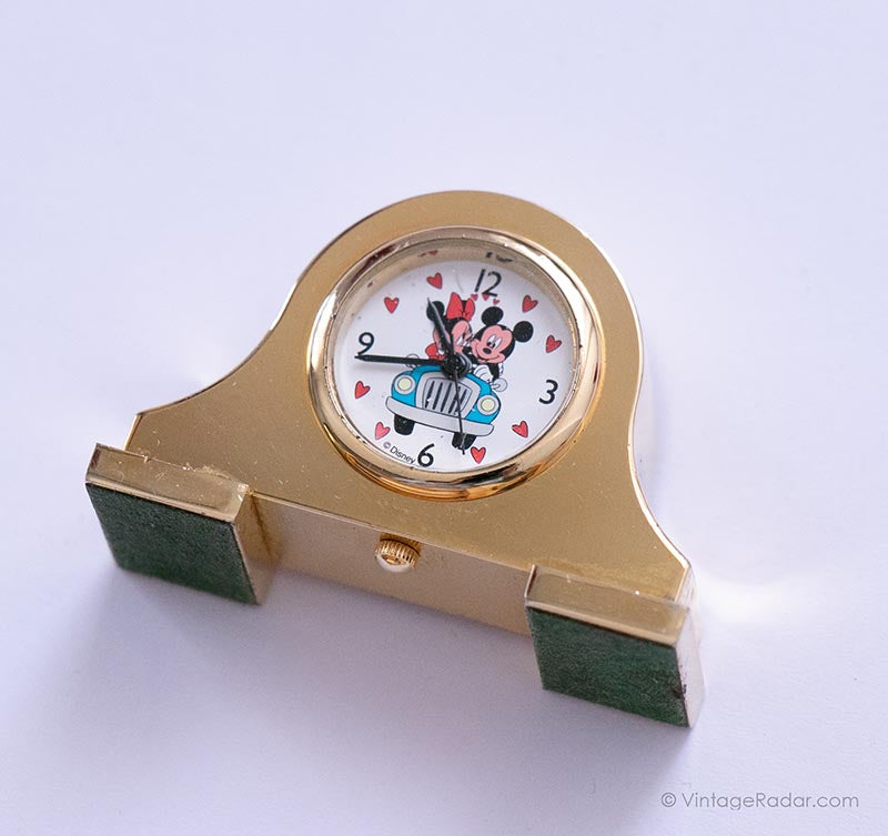 90s Disney Mickey And Minnie Mouse Vintage Table Clock Home Decor ...