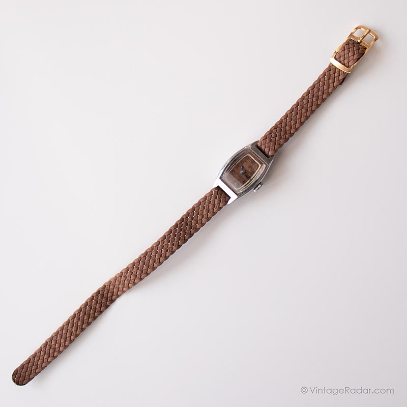 RARE 1930s Vintage Ladies' Silver-tone Rectangular Watch for Women ...