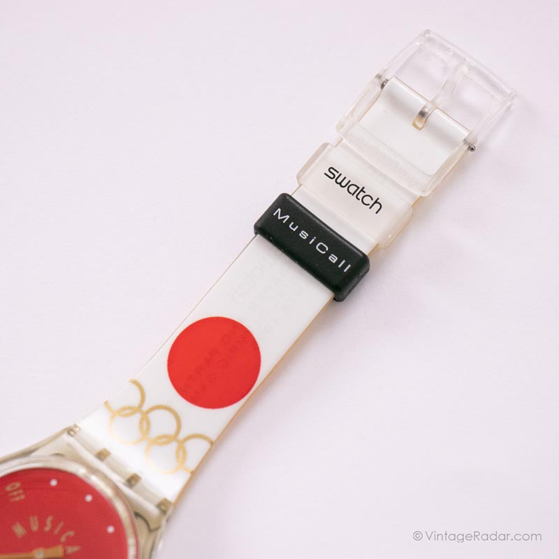 Vintage 1994 Swatch SLZ100 TOKYO 1964 Watch | Retro Swatch Watch ...