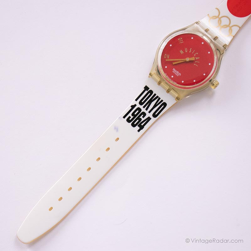 Vintage 1994 Swatch SLZ100 TOKYO 1964 Watch | Retro Swatch Watch ...