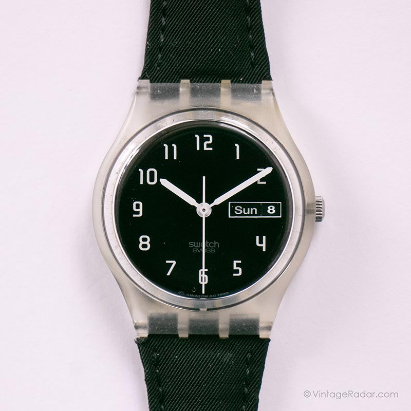 Vintage 1999 Swatch GK736 OPPOSITE Watch | 90s Swatch Gent Watch ...