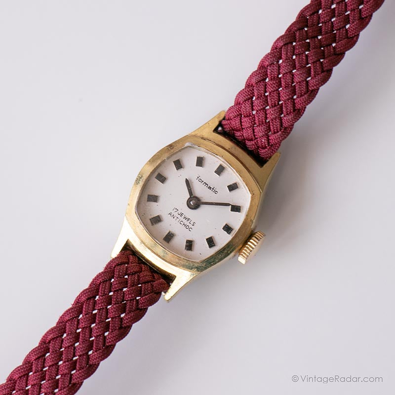 Formatic 17 Jewels Antichoc Vintage Watch | 1960s Tiny Wristwatch ...