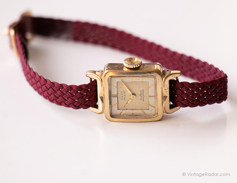 OSCO Parat Rolled-Gold Vintage German Watch | 17 Jewels Shockproof ...