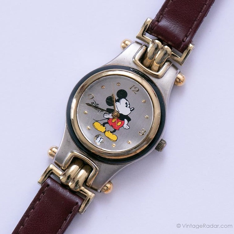 Luxury Vintage Mickey Mouse Date Watch | Authentic Disney Parks Watch ...