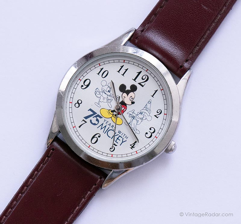 Rare Mickey Mouse Vintage Watch | 75 Years With Mickey Disney Watch ...