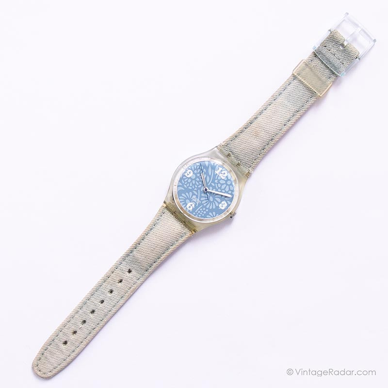 Vintage 2002 Swatch GS113 LOST IN THE FIELDS Watch | Original Swatch ...