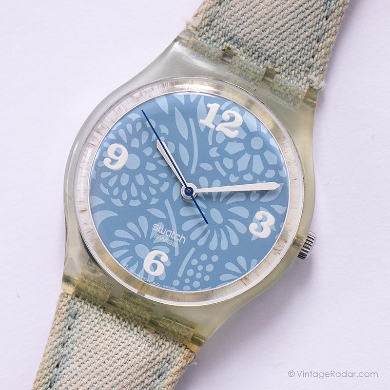 Vintage 2002 Swatch GS113 LOST IN THE FIELDS Watch | Original Swatch ...