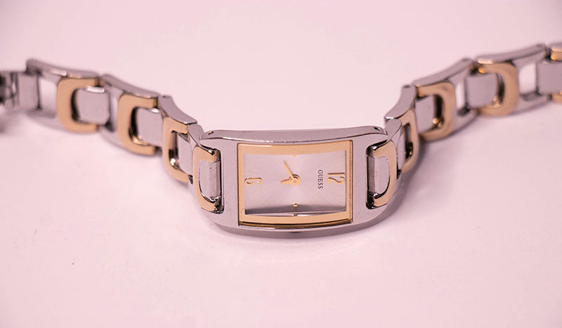 Small Rectangular Guess Watch for Women | Tiny Guess Wristwatch ...