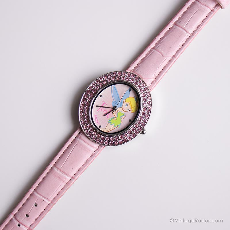 Pink Tinkerbell Fairy Disneyland Watch | Disney Princess Women Watch ...