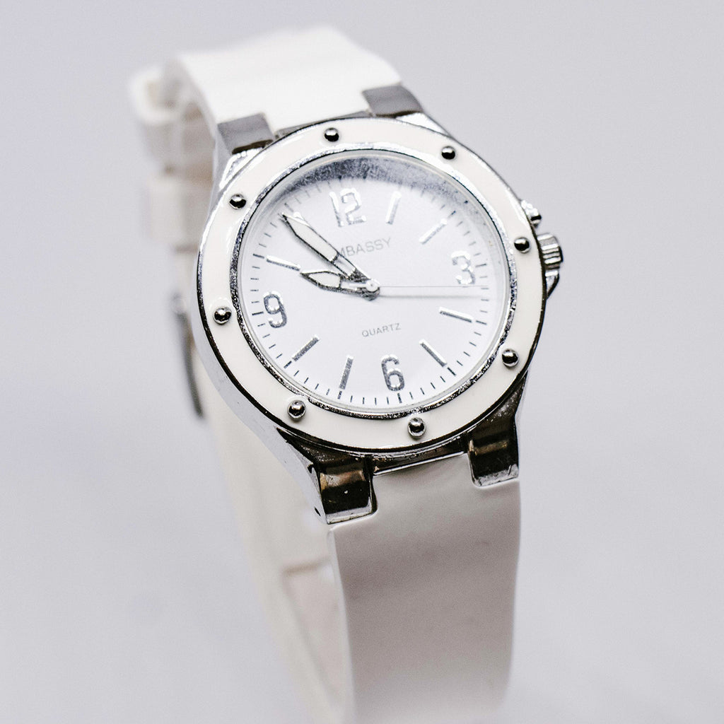 Embassy by Gruen Silver-tone Office Watch | Minimalist Women's Watches ...