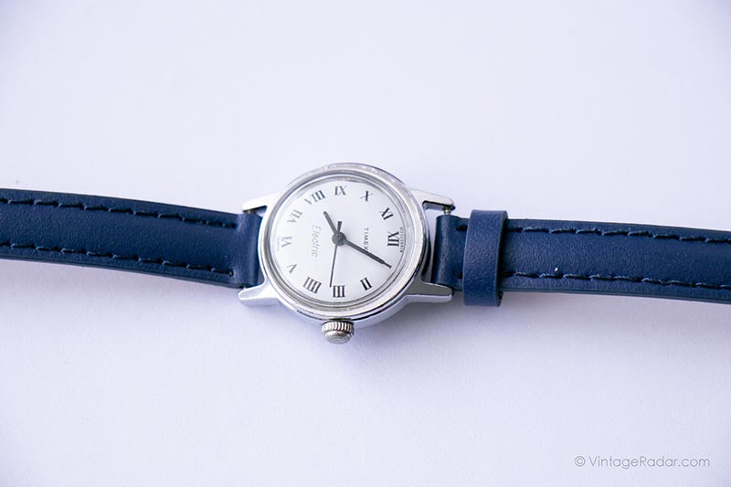 Tiny Silver-tone Timex Electric Watch | Vintage Minimalist Watches ...