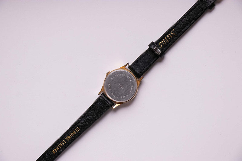 Small Cute Mickey Mouse Vintage Disney Watch 23mm Gold Tone Case ...